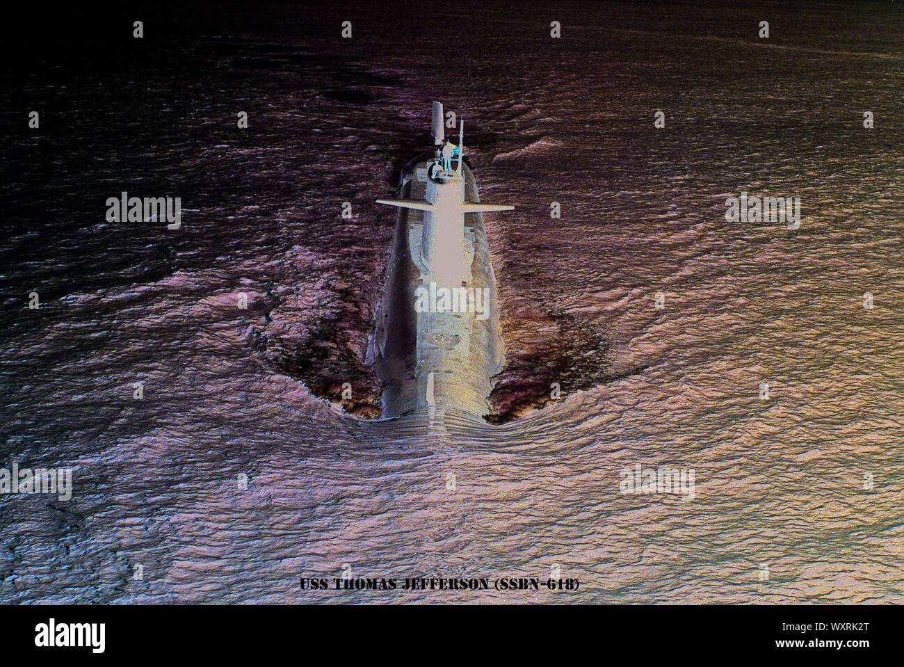 USS THOMAS JEFFERSON (SSBN-618 Stock Photo - Alamy