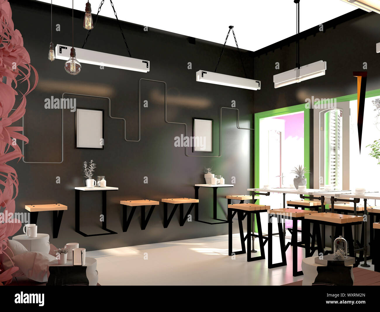 3d coffee art hi-res stock photography and images - Alamy