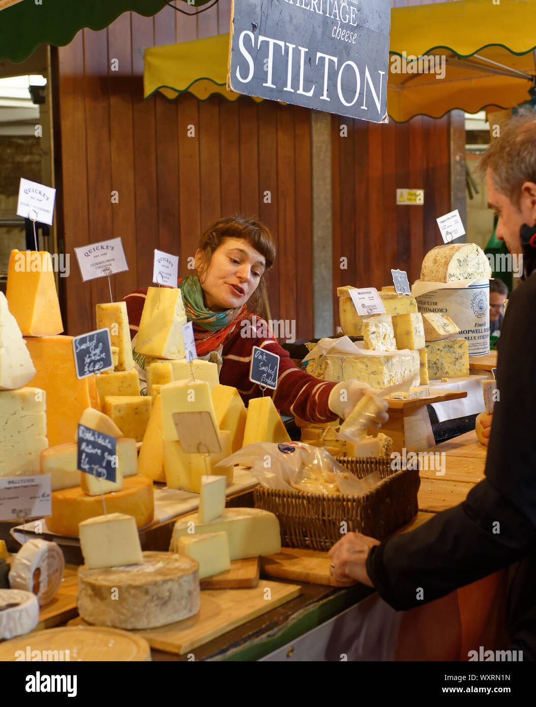Borough market stall holder hi-res stock photography and images - Alamy