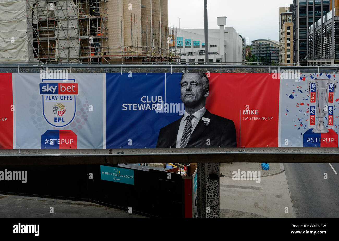 Football club steward hi-res stock photography and images - Alamy