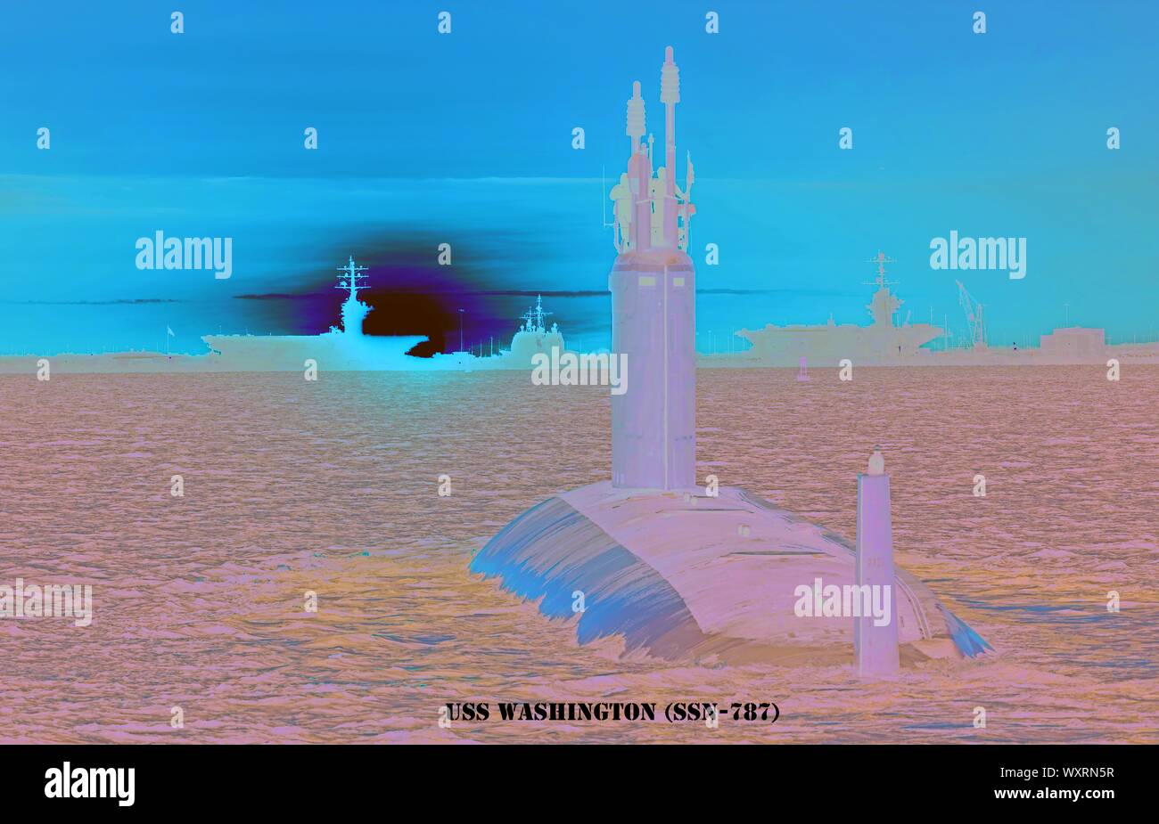 USS WASHINGTON (SSN-787 Stock Photo - Alamy