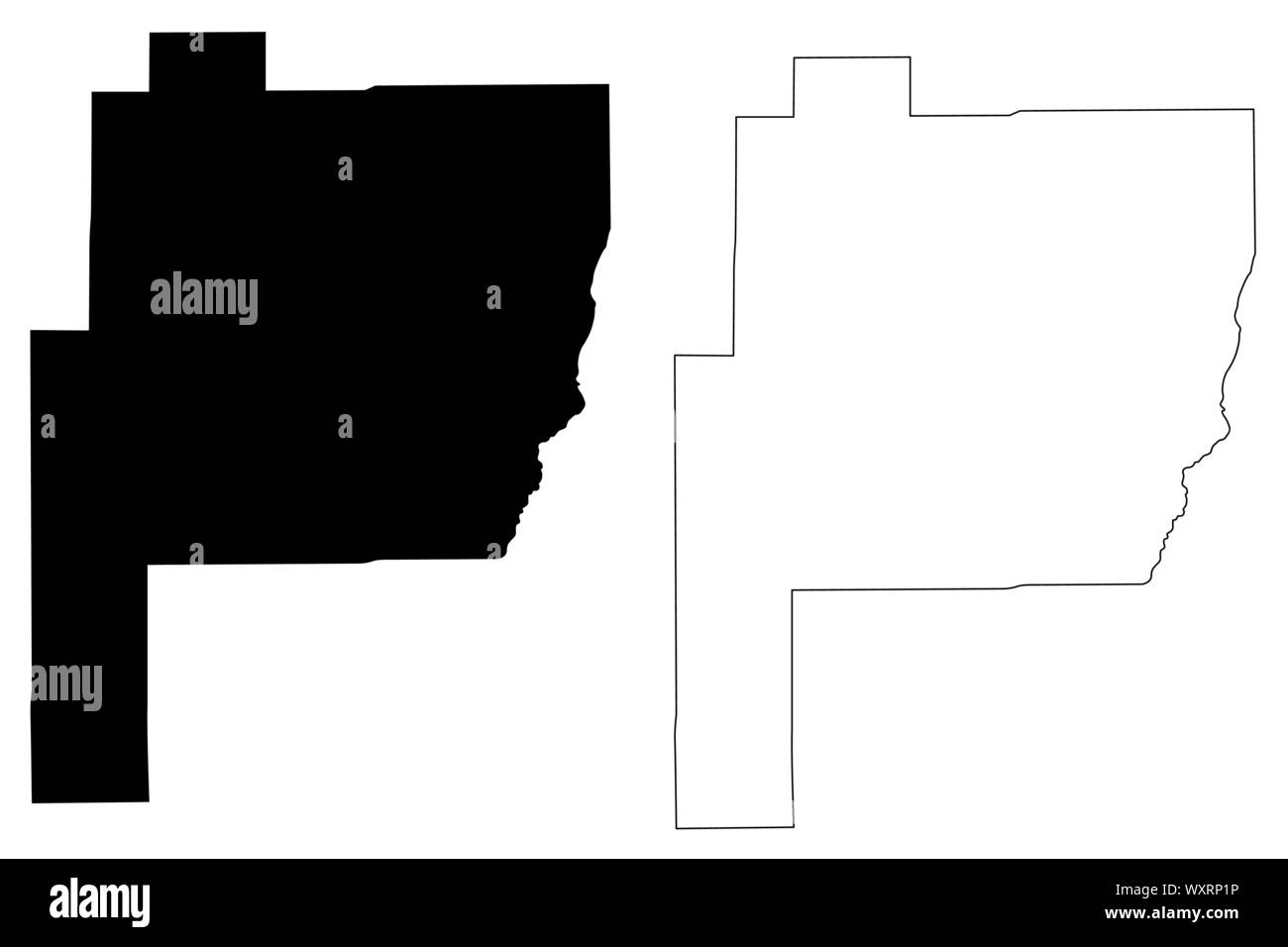 Map alabama county map usa Black and White Stock Photos & Images - Alamy