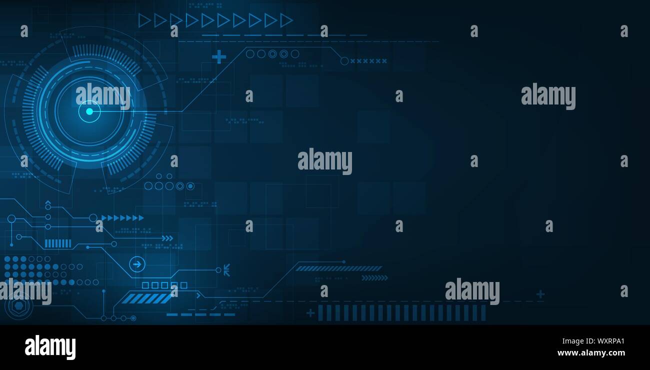 Vector abstract background technology in the concept of digital Stock ...
