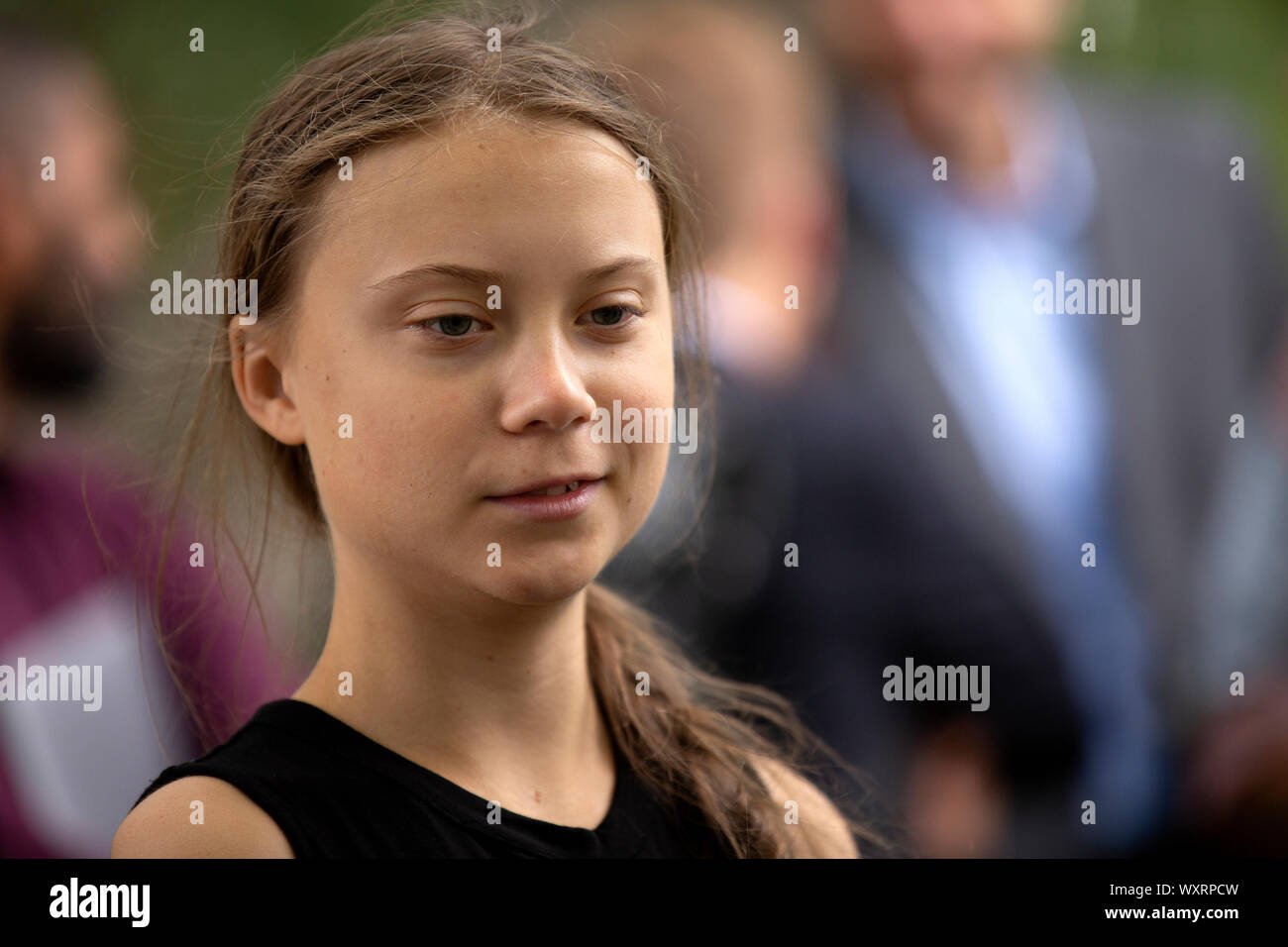 Youth climate activist Greta Thunberg joined United States Senator Ed ...