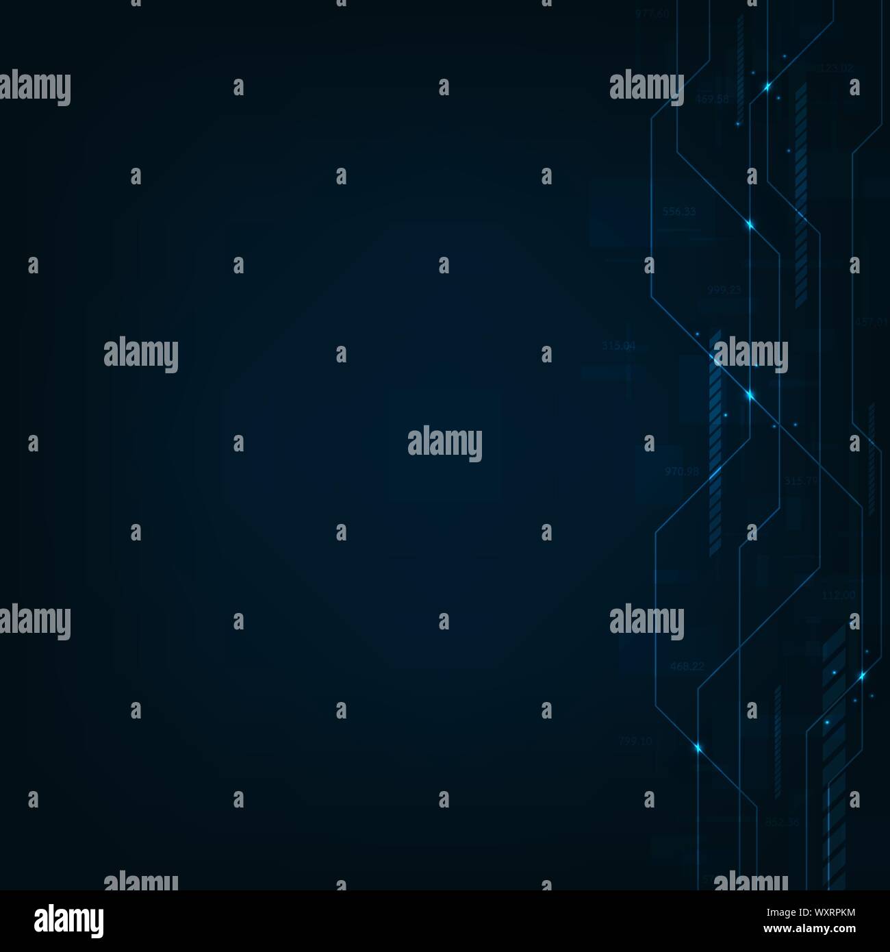 Vector abstract background technology electronic circuit design Stock ...