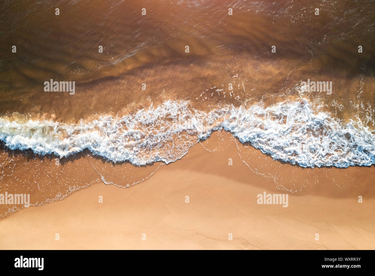 Empty sea and beach background with copy space, Vacation holidays ...