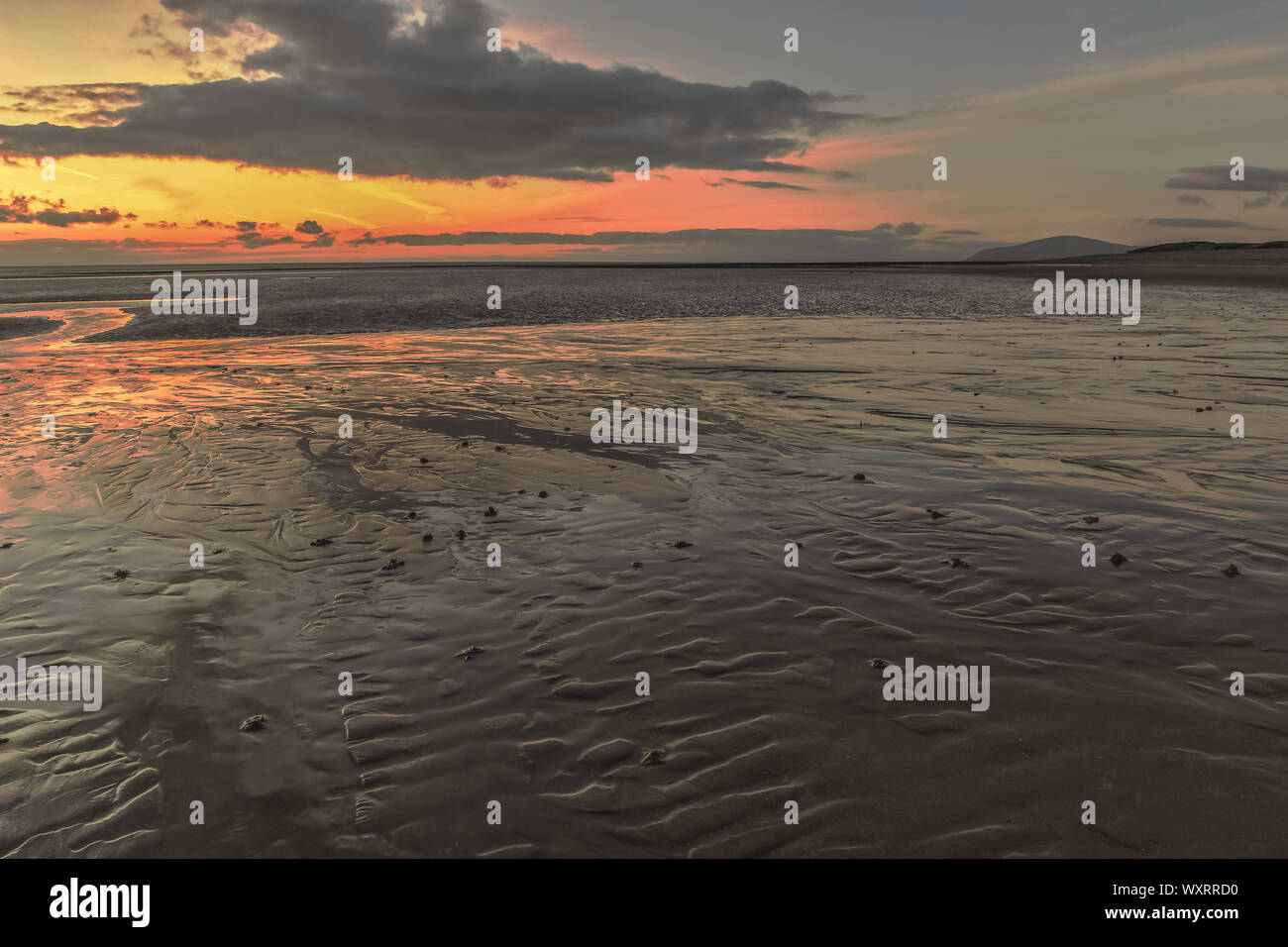 Sunset walney beach hi-res stock photography and images - Alamy