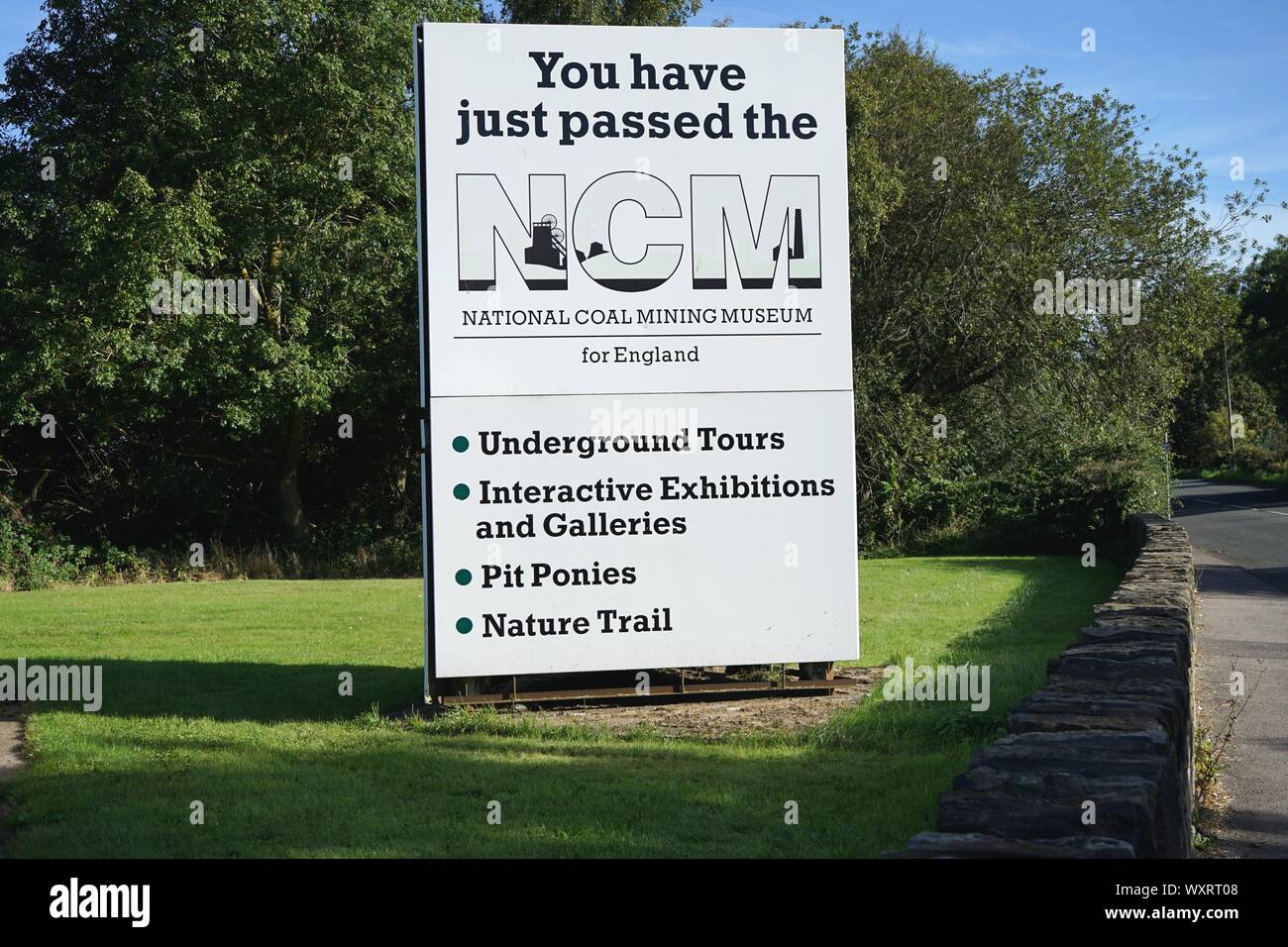 Sign you have just passed the national coal minning museum for england ...