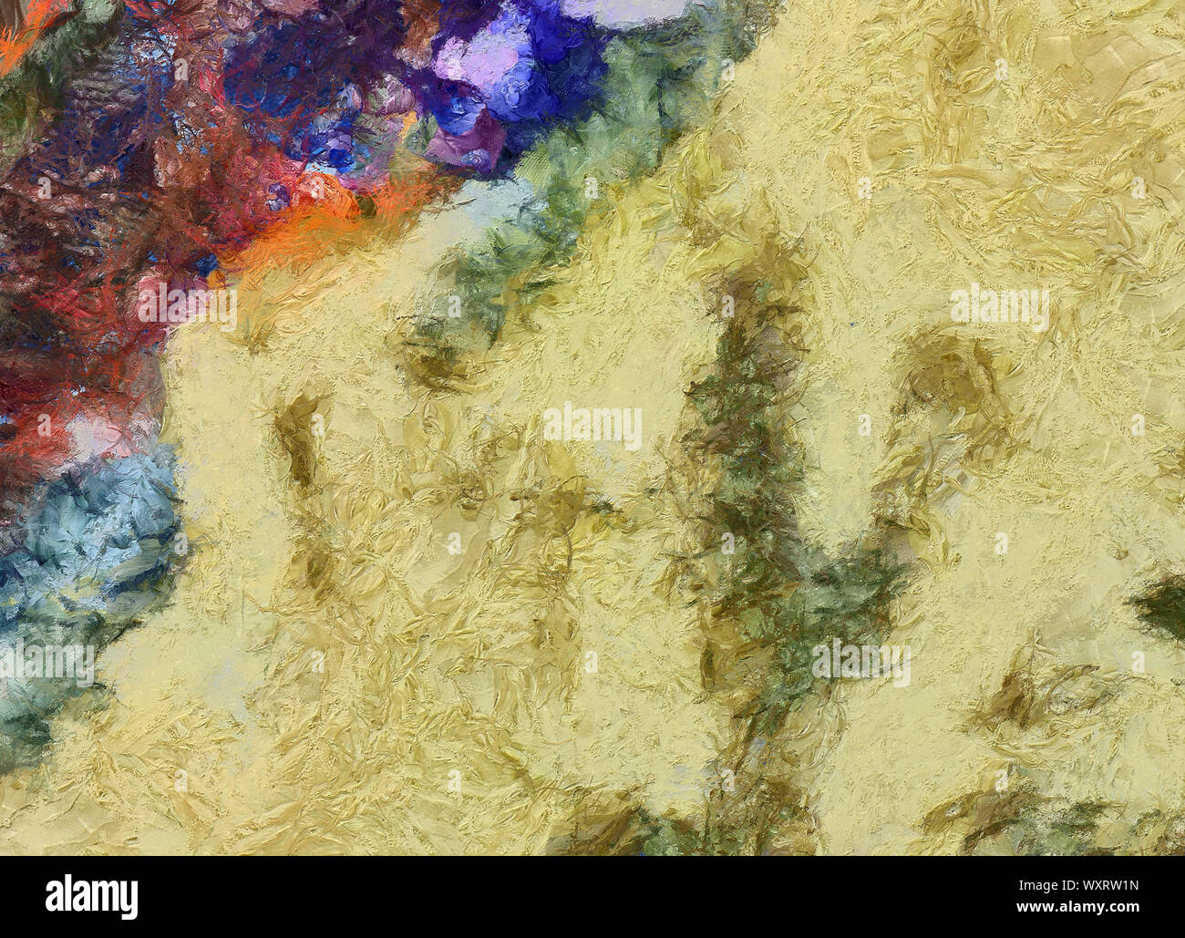 Abstract oil painting texture background Stock Photo - Alamy