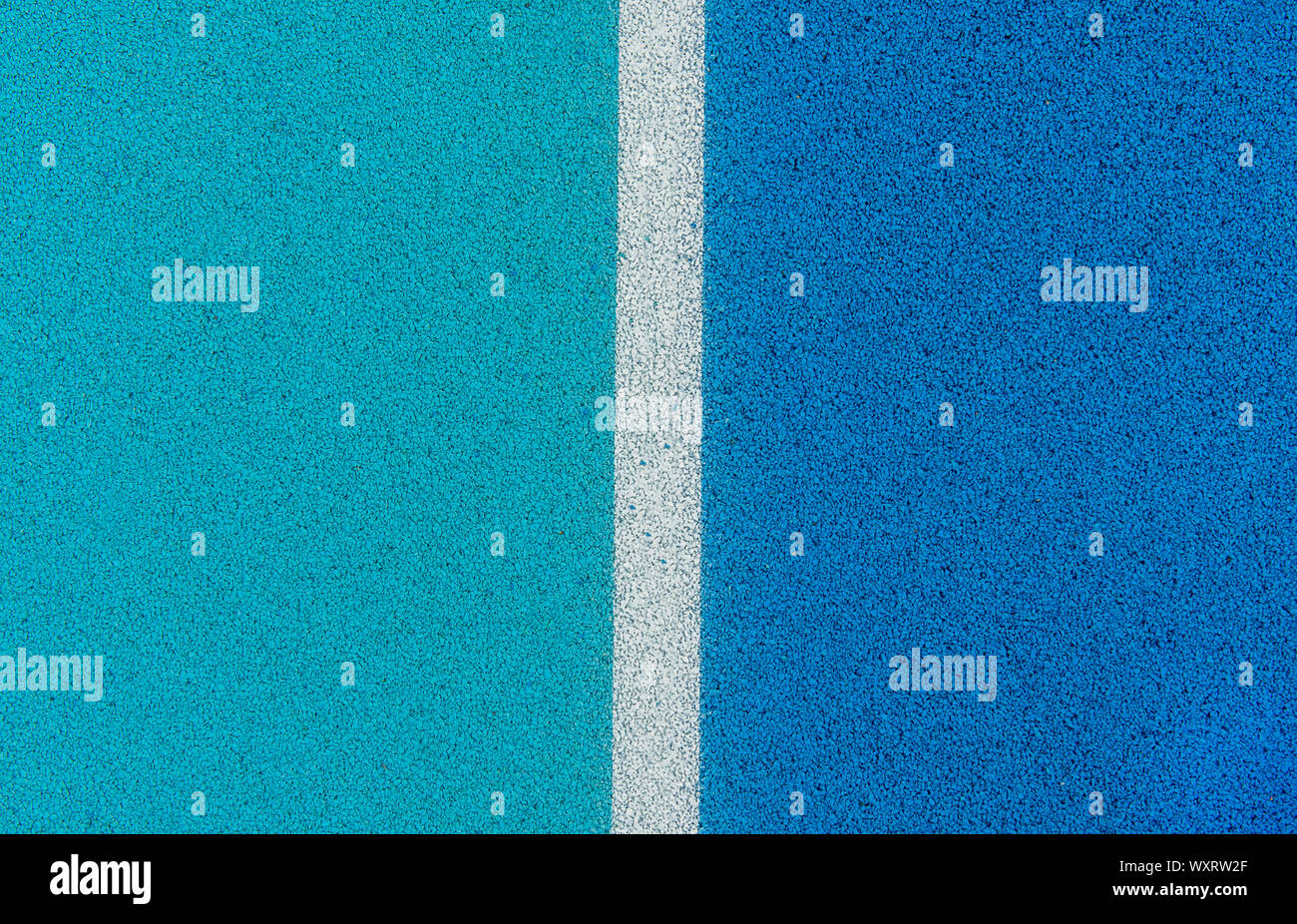 Colorful Sports Court Background. Top view blue field rubber ground ...
