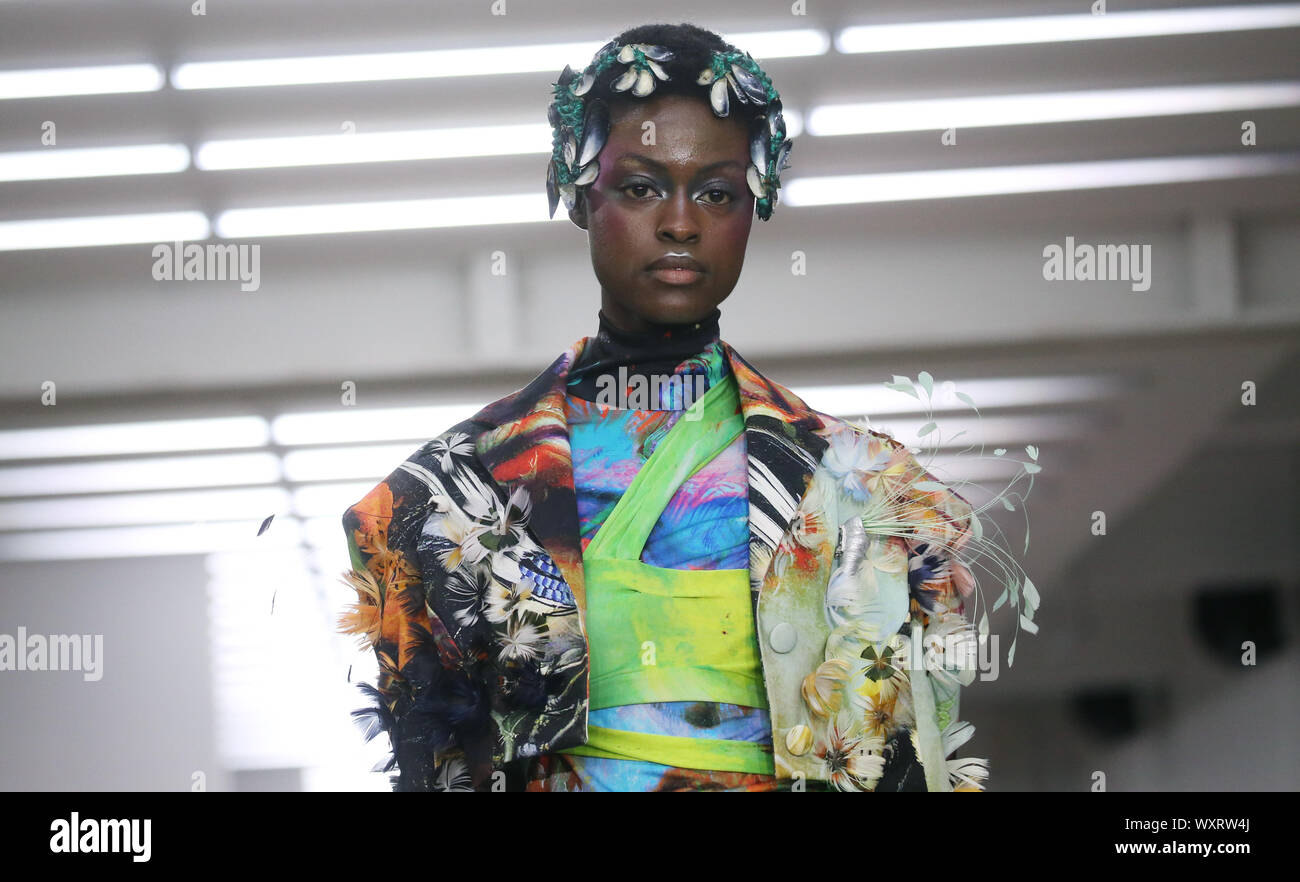 Models on the catwalk during the On Off by Daniel Pascal Tanner at ...