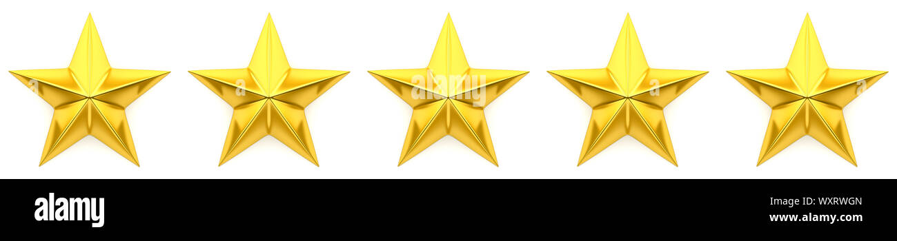 Zero to five star review or rating Stock Photo - Alamy
