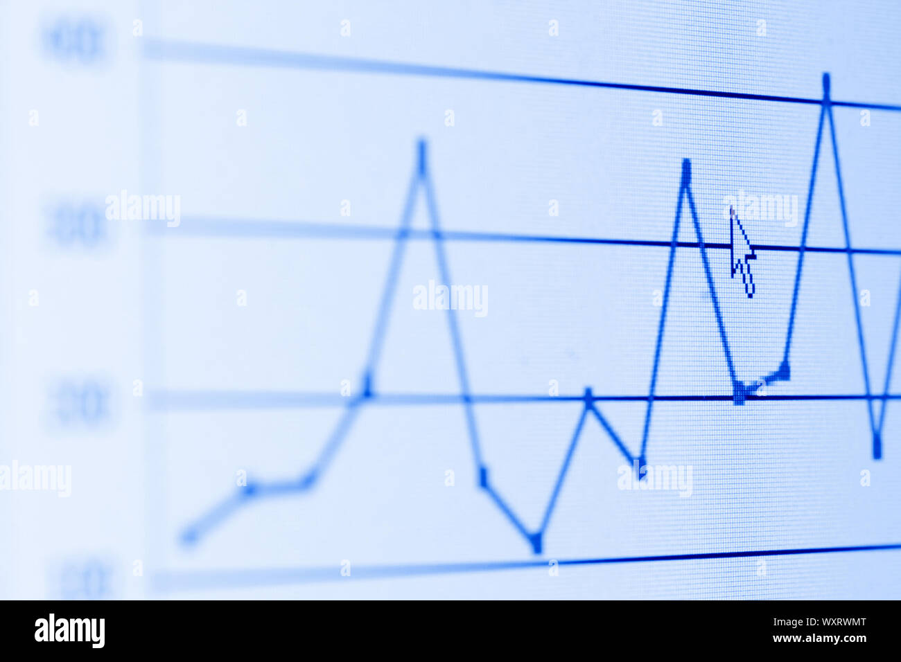 Sales figures screen hi-res stock photography and images - Alamy