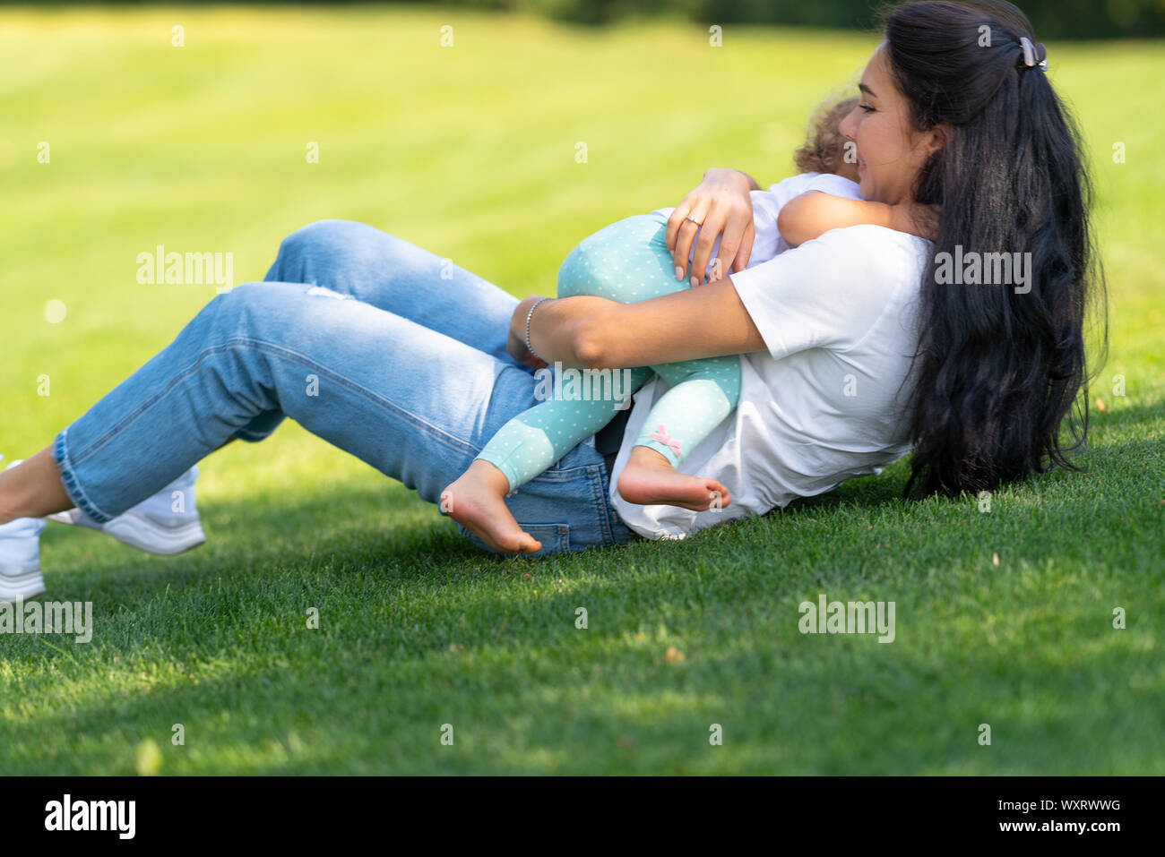 Girl Hugging Boy Tightly