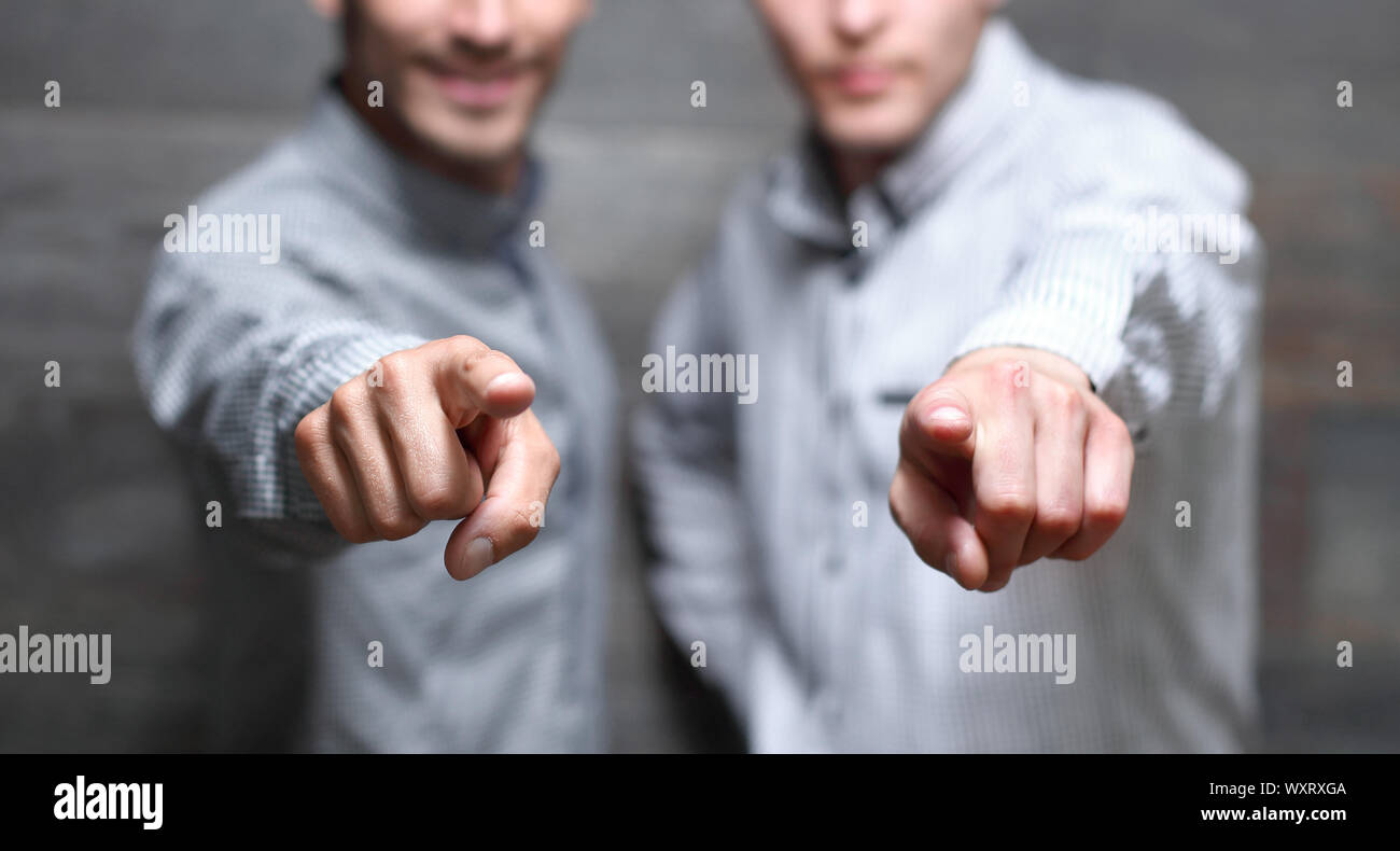 Two cheerful guys Stock Photo - Alamy