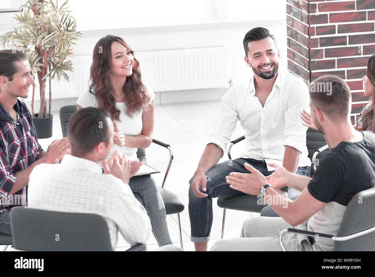 creative team of young people Stock Photo - Alamy