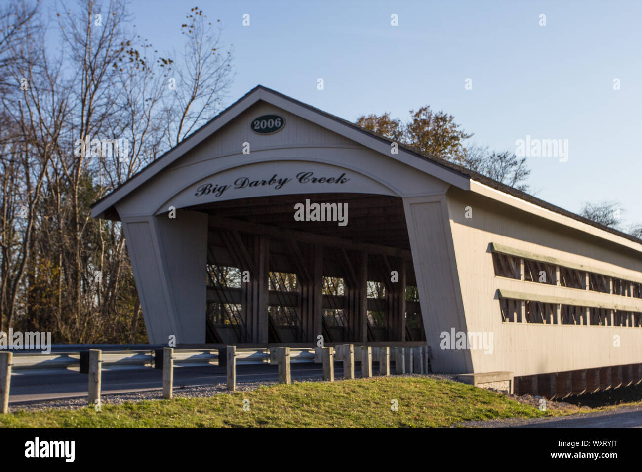 North Lewisburg Covered Bridge, Ohio Stock Photo - Alamy