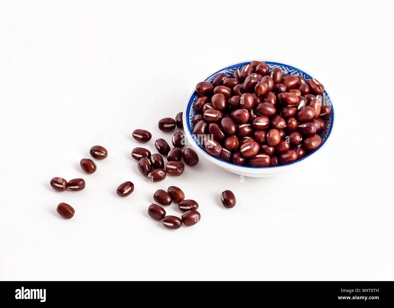 A group of dried red adzuki beans Stock Photo - Alamy