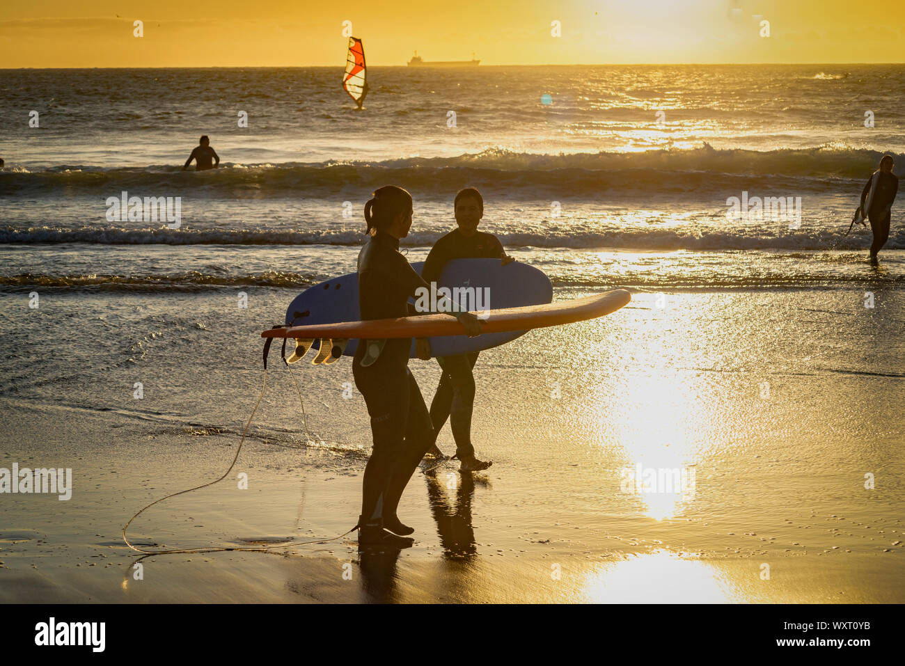 Surf and Beach Stock Photo - Alamy