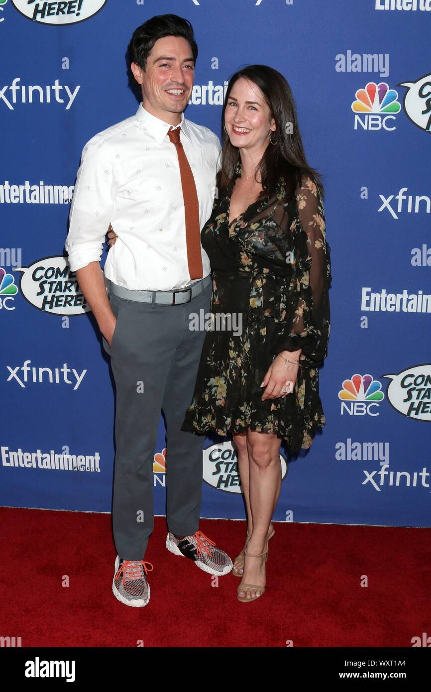 Los Angeles, CA. 16th Sep, 2019. Ben Feldman, Michelle Mulitz at ...