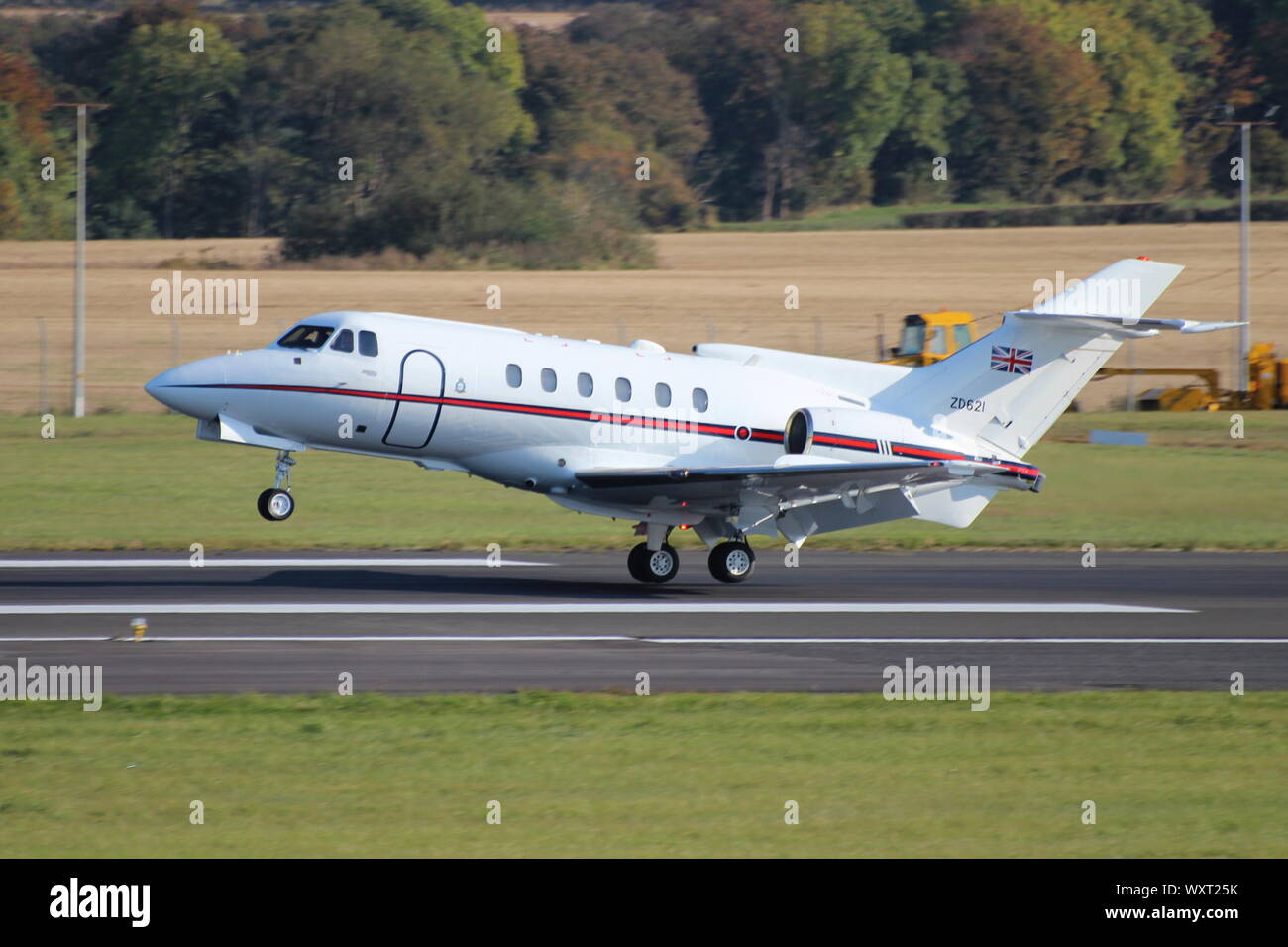ZD621, a British Aerospace BAe 125 CC3 operated by the Royal Air Force ...