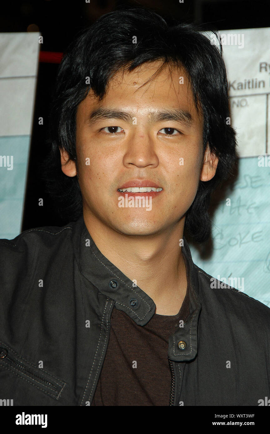 John Cho at the Los Angeles Premiere of "Waiting" held at the Mann ...