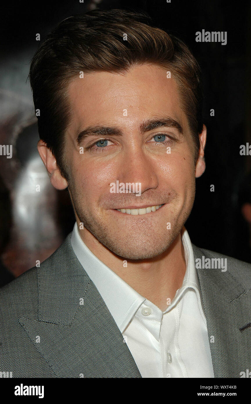 Jake Gyllenhaal at the World Premiere of "Jarhead" held at the ArcLight ...