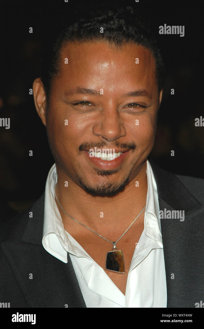 Terrence Howard at the World Premiere of "Get Rich Or Die Tryin" held ...