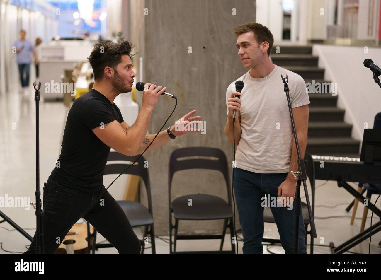 New York, NY, USA. 17th Sep, 2019. Mike Squillante, Evan Maltby at the ...