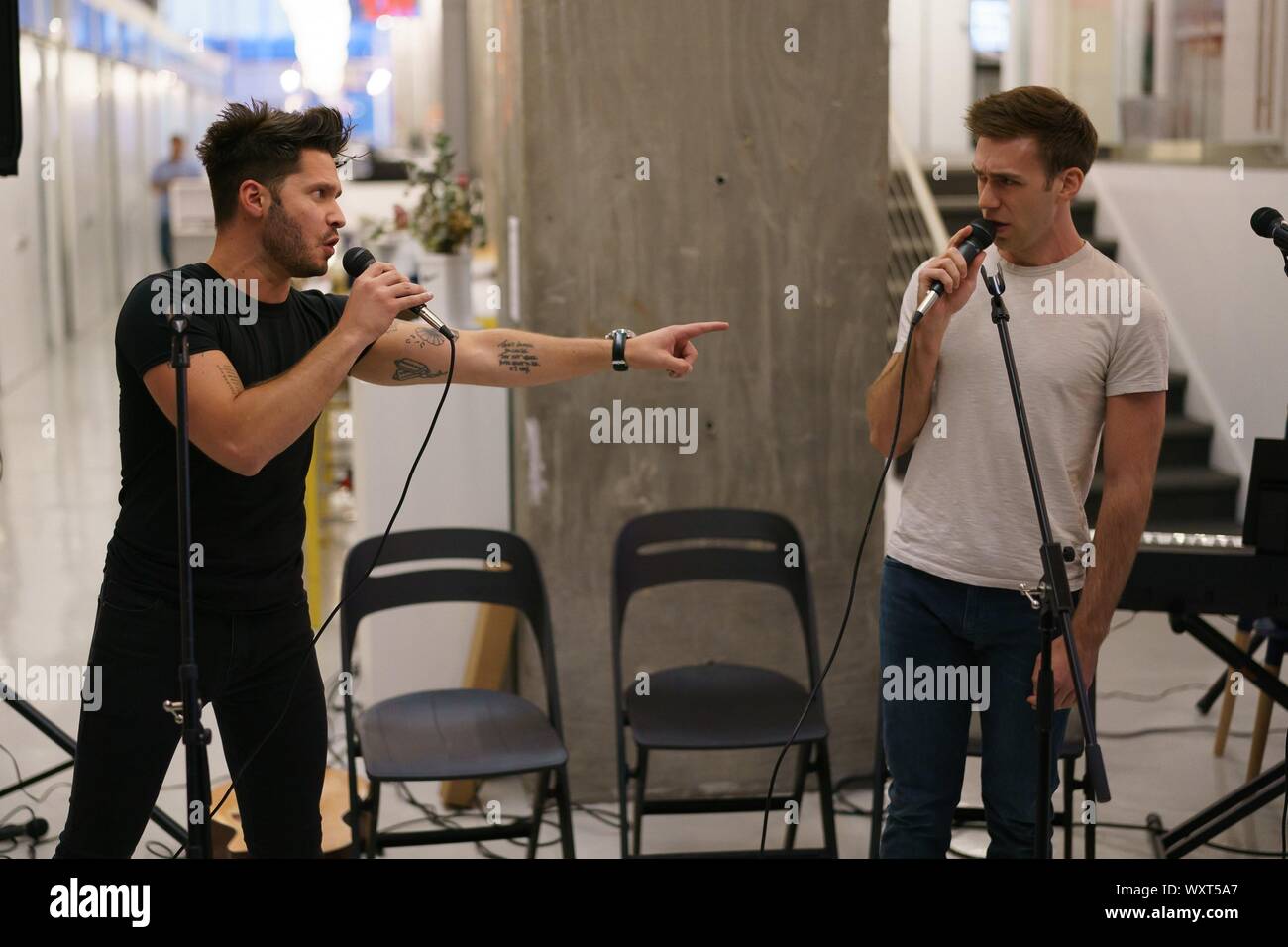 New York, NY, USA. 17th Sep, 2019. Mike Squillante, Evan Maltby at the ...