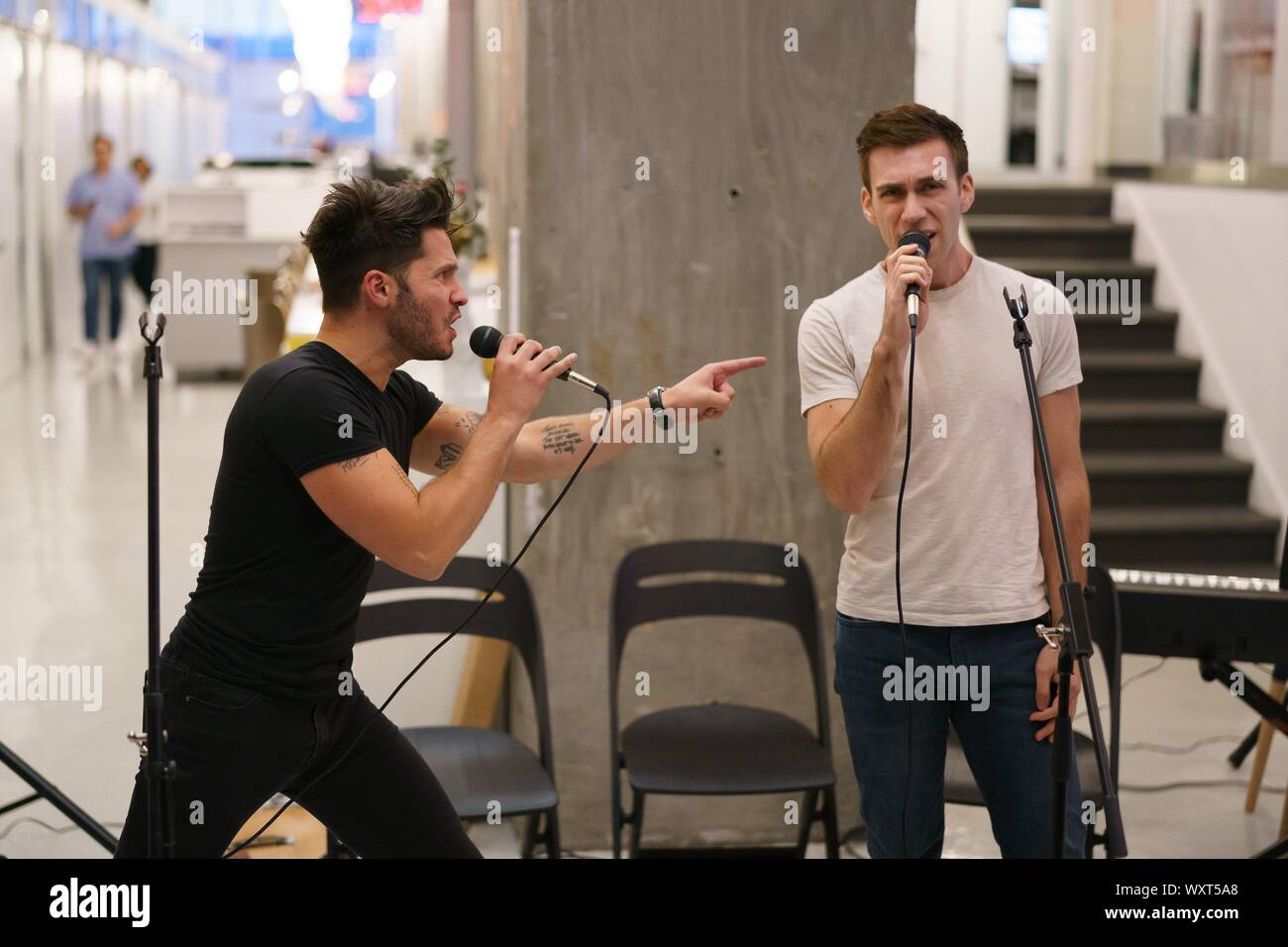 New York, NY, USA. 17th Sep, 2019. Mike Squillante, Evan Maltby at the ...