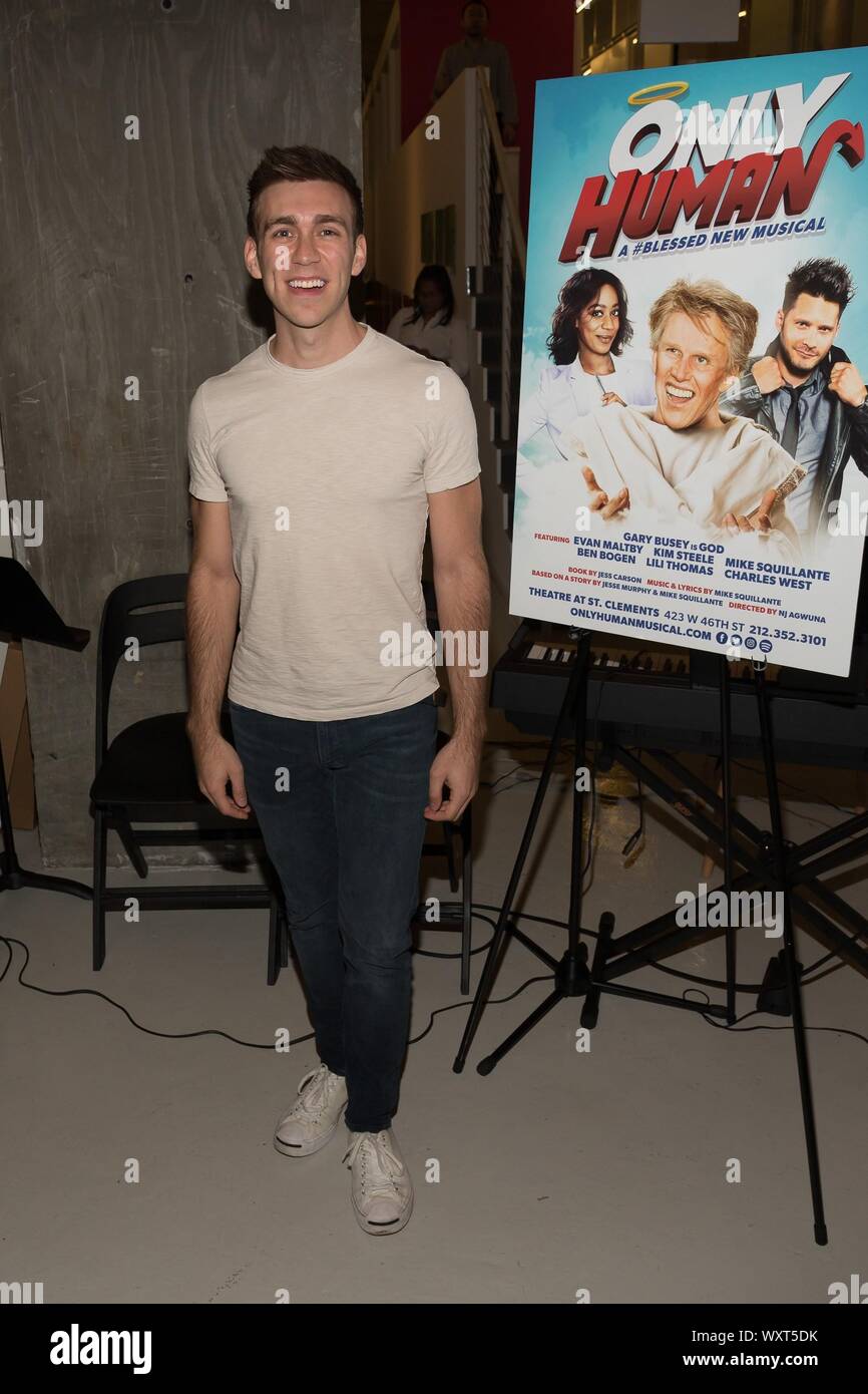 New York, NY, USA. 17th Sep, 2019. Evan Maltby at the press conference ...