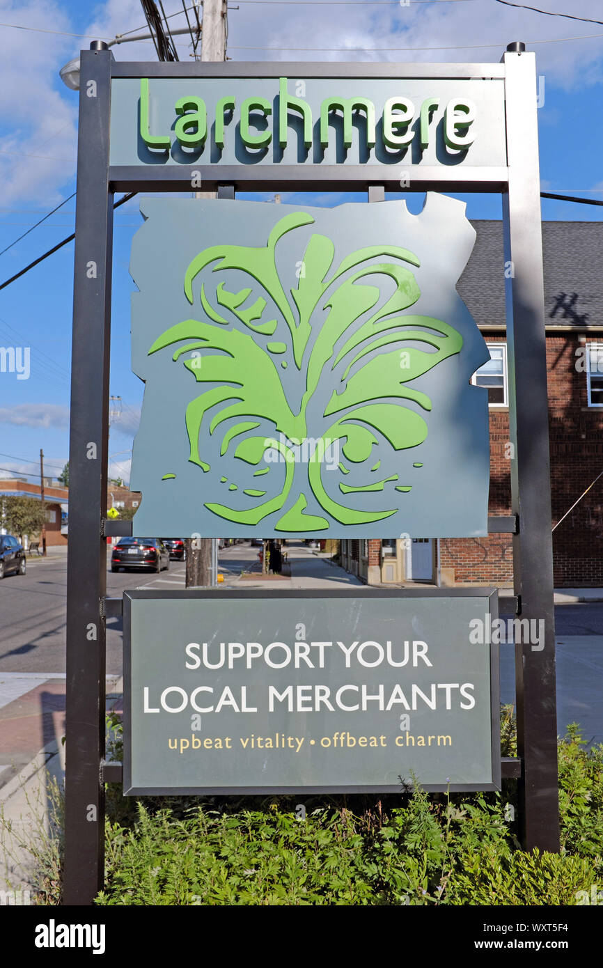 Larchmere signage hi-res stock photography and images - Alamy