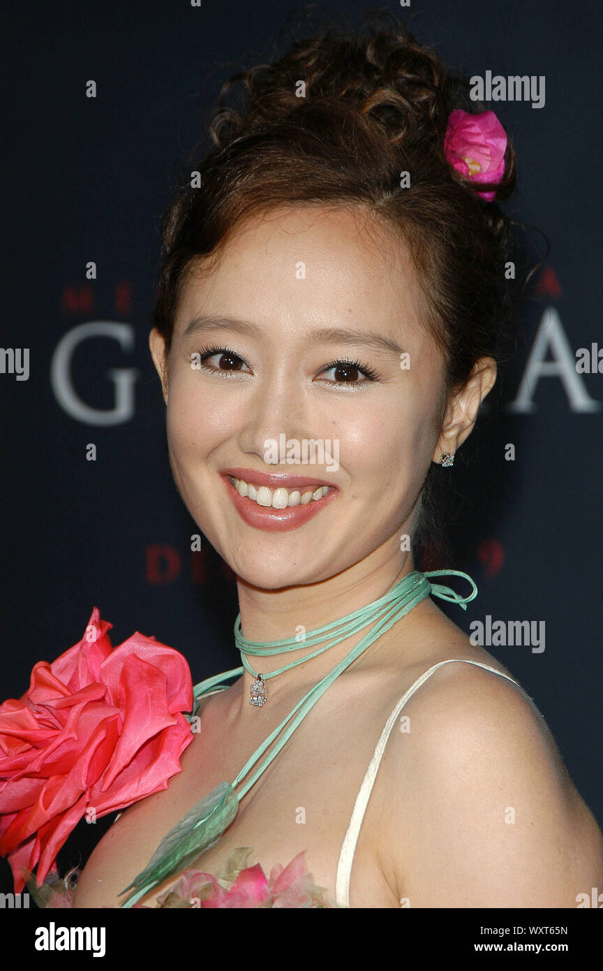 Youki Kudoh at the Los Angeles Premiere of "Memoirs Of A Geisha" held at the Kodak Theater in ...