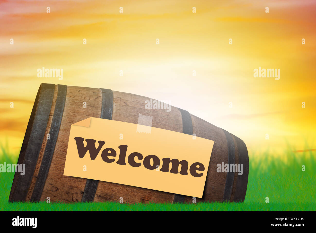 Welcome text concept copy hi-res stock photography and images - Alamy