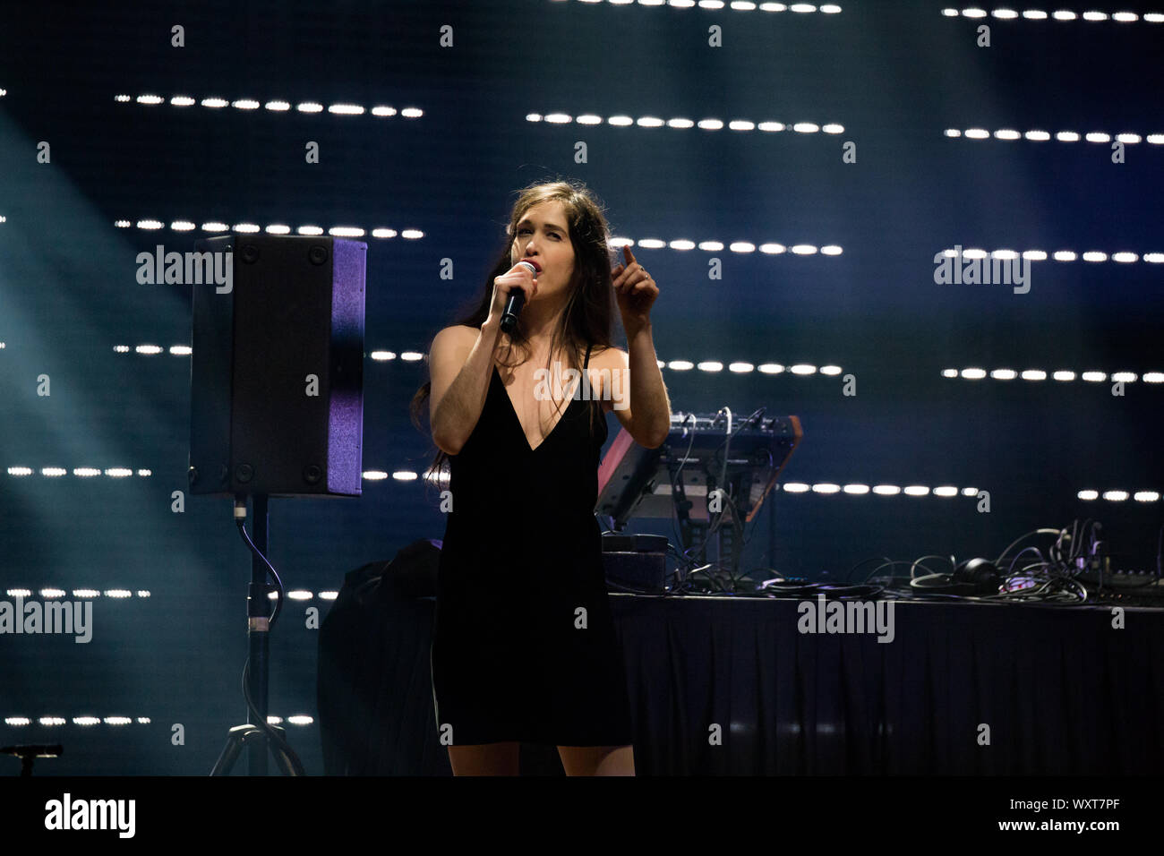 Marie Davidson performs at the 2019 Polaris Music Prize Gala Stock ...