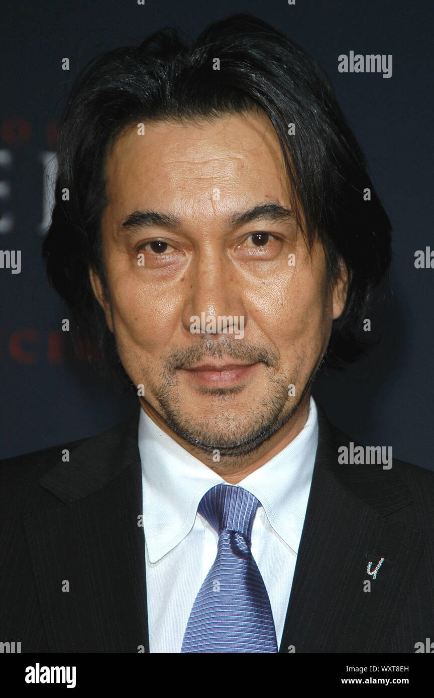 Koji Yakusho at the Los Angeles Premiere of "Memoirs Of A Geisha" held ...