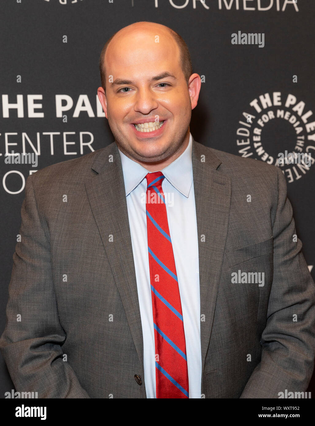 New York, NY - September 17, 2019: Brian Stelter attends The James P ...