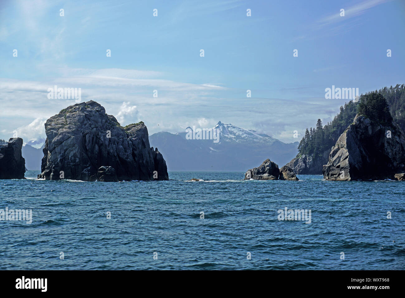 RESURRECTION BAY MOUNTAINS Stock Photo - Alamy
