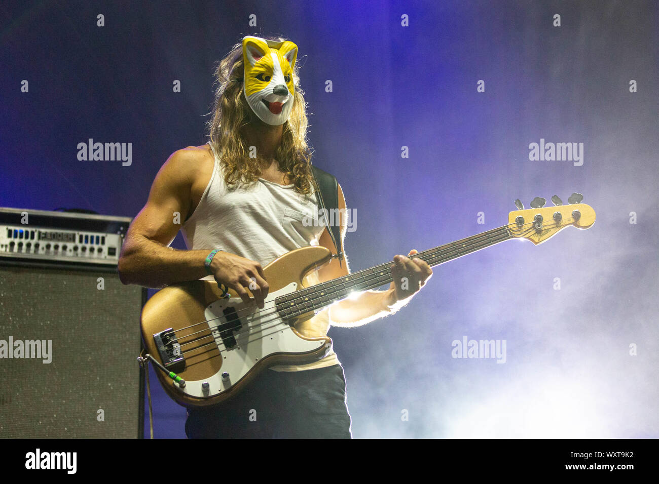 September 14, 2019, Chicago, Illinois, U.S: JUSTIN HARRIS of Bloc Party ...