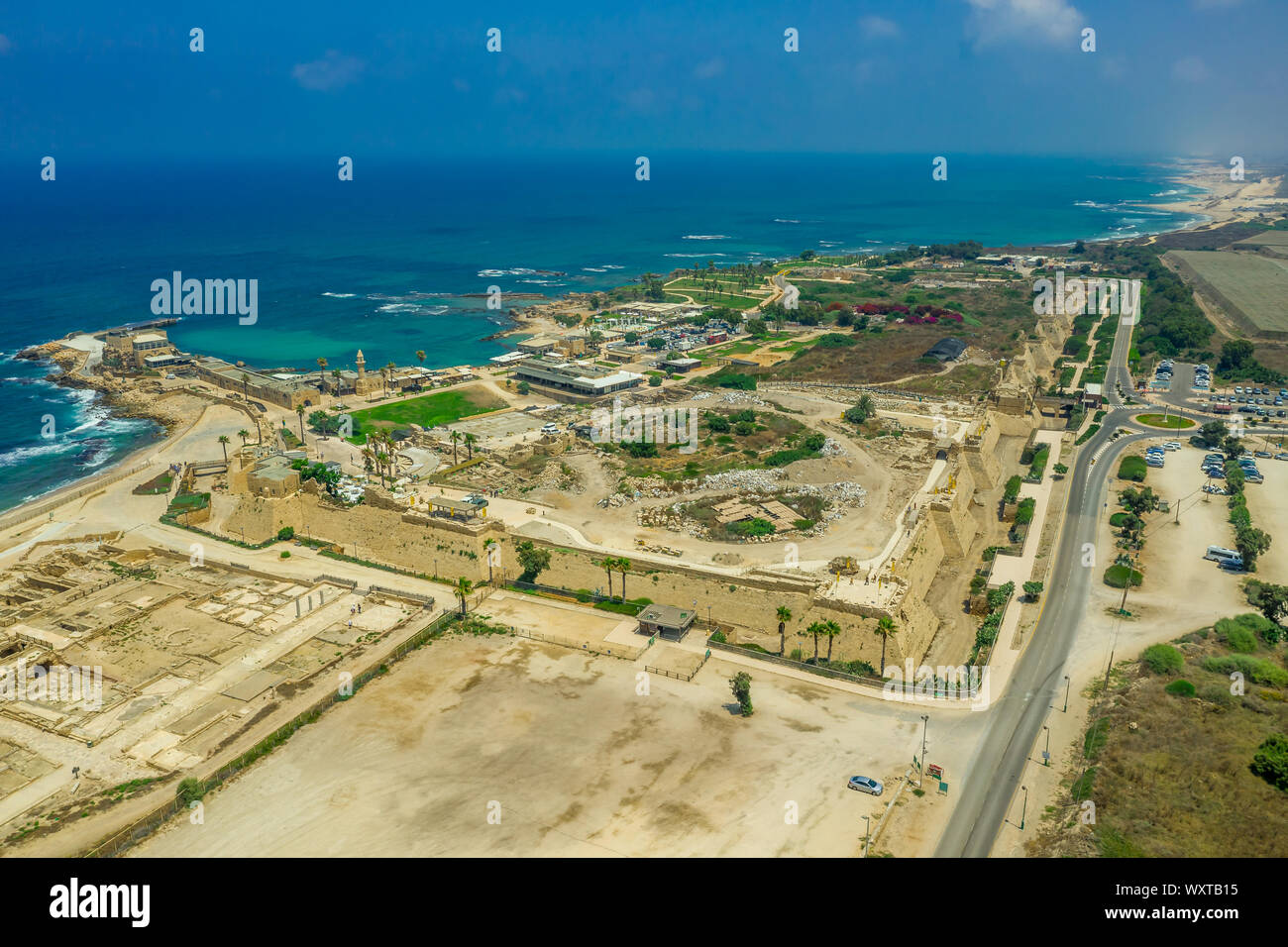 Caesarea aerial hi-res stock photography and images - Alamy