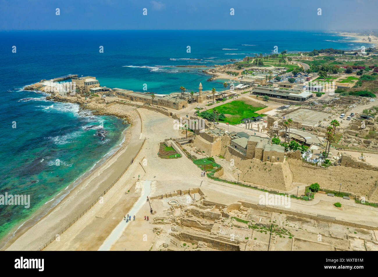 Caesarea aerial hi-res stock photography and images - Alamy