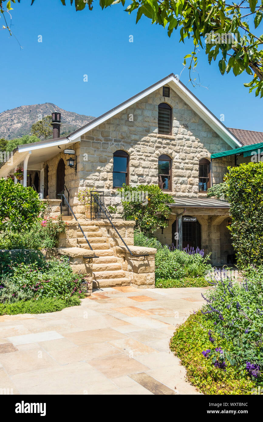 The exterior of the building housing the two restaurants at the San ...