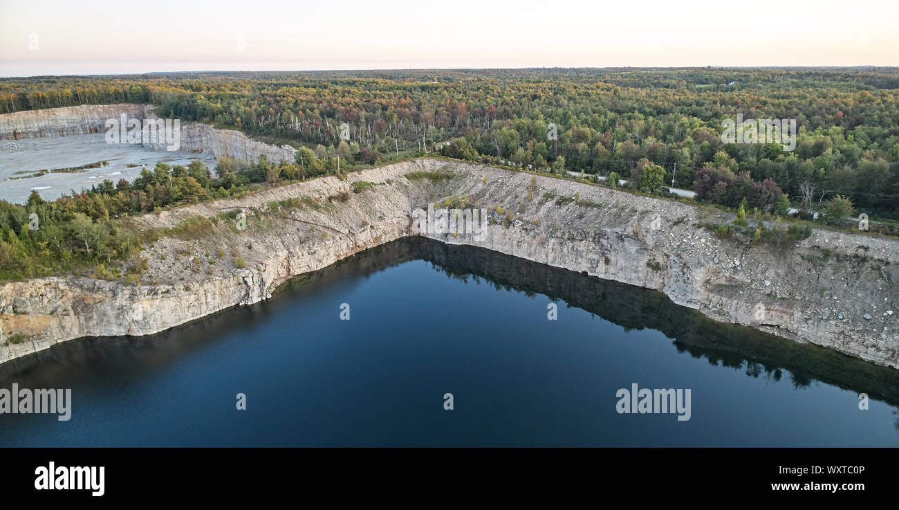 Acton stone quarry Stock Photo - Alamy