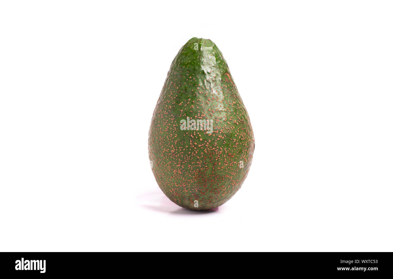Avocado on a white background,isolated Stock Photo - Alamy
