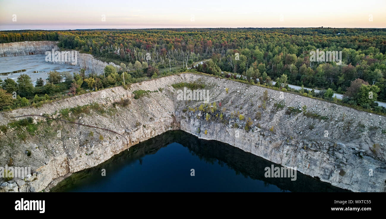 Acton stone quarry Stock Photo - Alamy