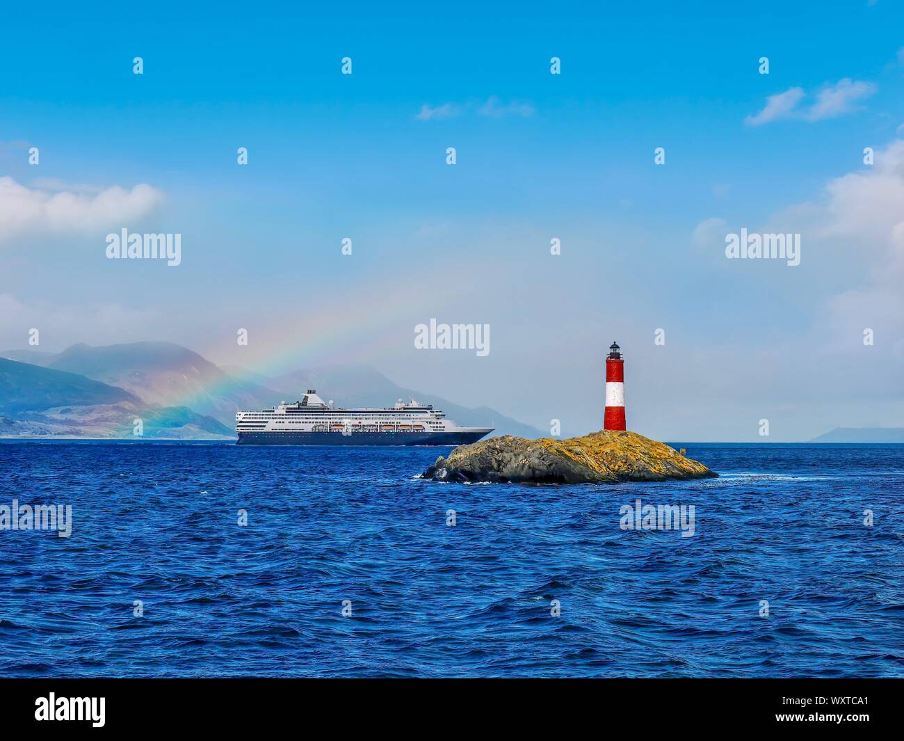 Antarctica background blue copy hi-res stock photography and images - Alamy