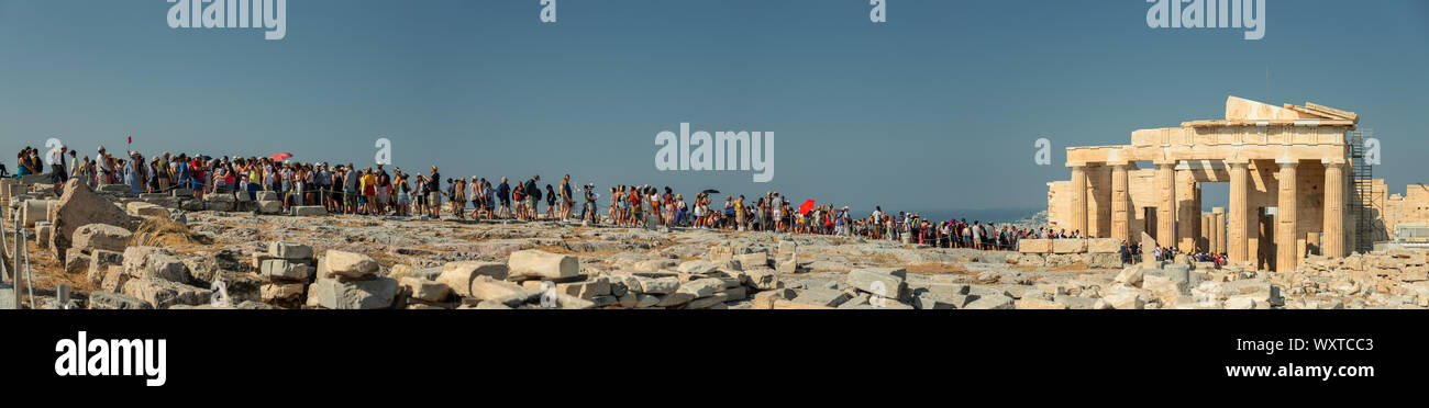 The Acropolis of Athens is always crowded - this is the most visited ...