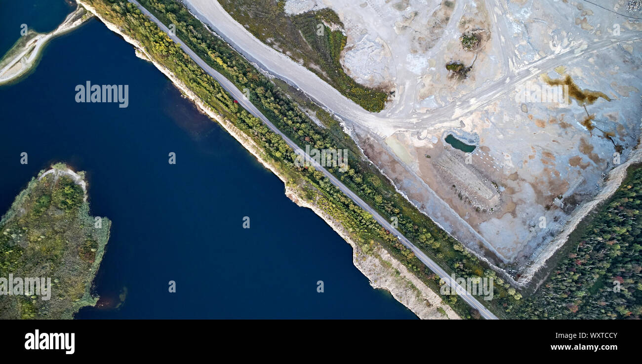 Acton stone quarry Stock Photo - Alamy