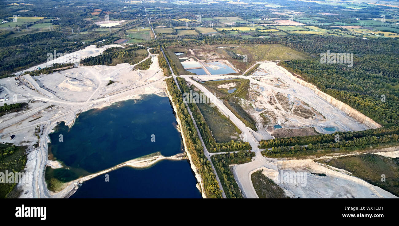 Acton stone quarry Stock Photo - Alamy